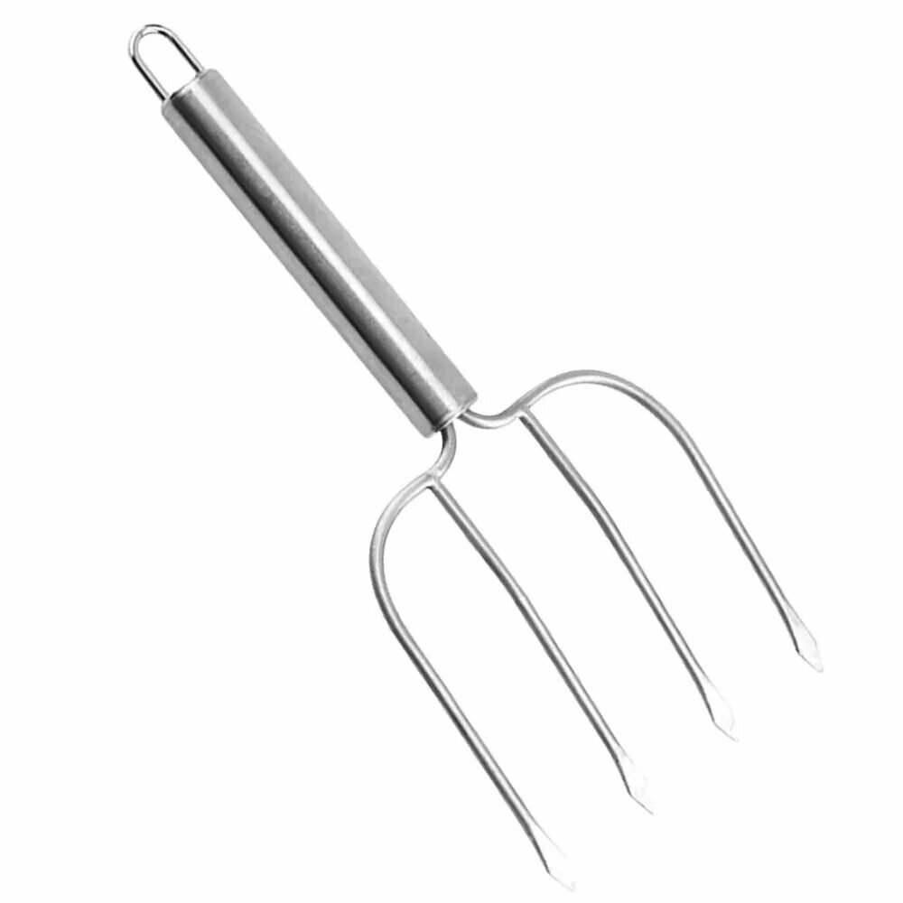 Вилка для мяса серебристый