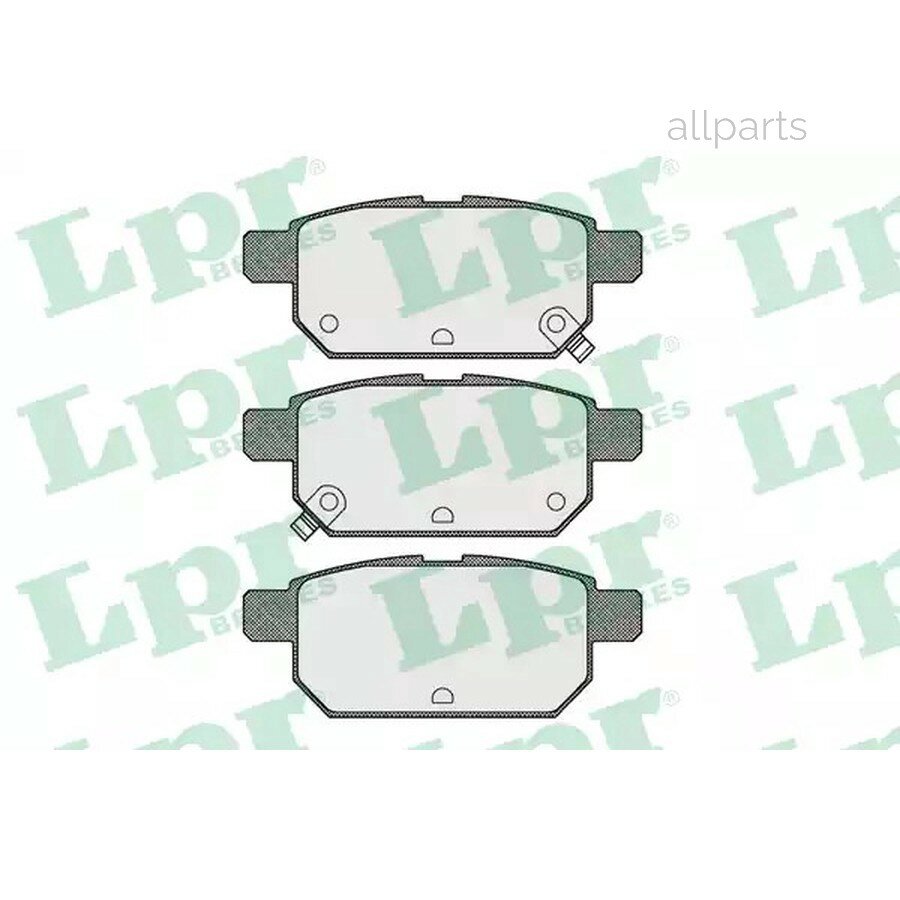 LPR 05P1571 Колодки тормозные SUZUKI SWIFT 10- задние