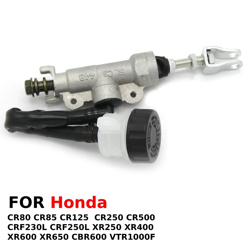Главный тормозной цилиндр заднего суппорта для Honda CR125 CR250 CR500 CRF230L CRF250L XR250 XR400 CBR600 VTR1000F VTR1000 43510-KZZ-305