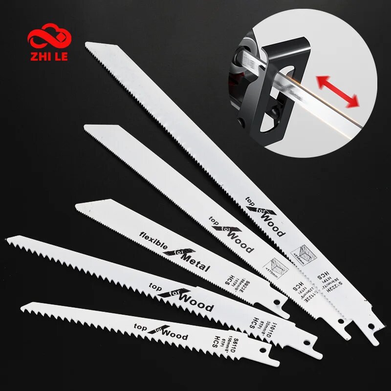Набор сабельных пил для дерева, металла и пластика 225mm-S1122E(1pcs)