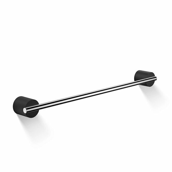 Decor Walther Black Stone HTE45 Полотенцедержатель 45см, цвет: черный матовый / хром