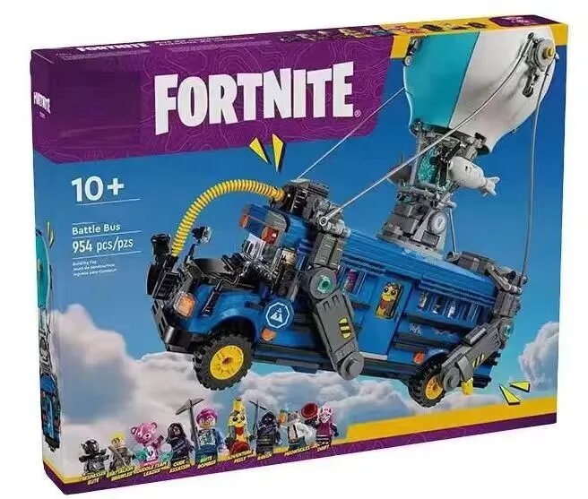 Конструктор LEGO Fortnite 77073 Боевой автобус, 954 детали, пластиковый, для мальчика