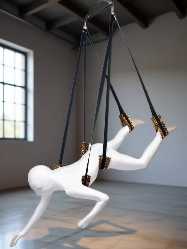 Секс-качели Toy Joy, велюр, принт