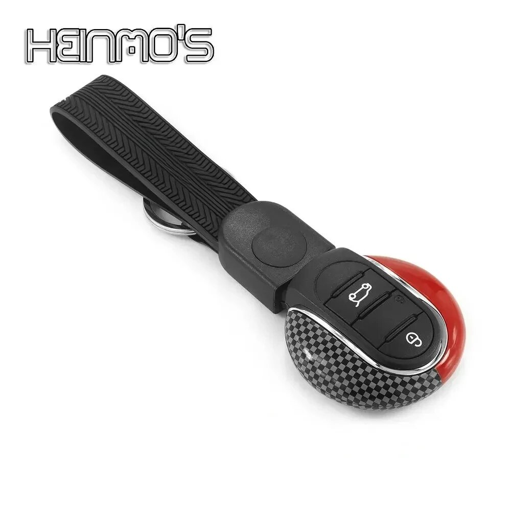 Чехол для автомобильного ключа, брелок для ключей, аксессуары, красный JCW для MINI Cooper JCW Black