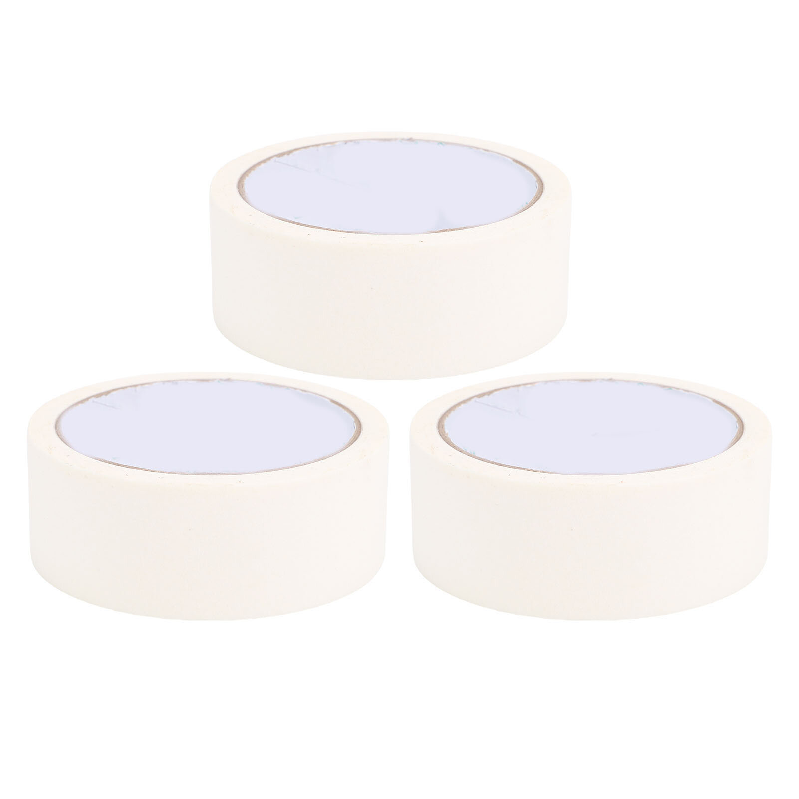 3шт Малярная Лента Клейкая Маскирующая для Покраски Автомобиля Ручная Затирка Швов Декоративный Инструмент Легкое Удаление 35 мм 20 м Белый