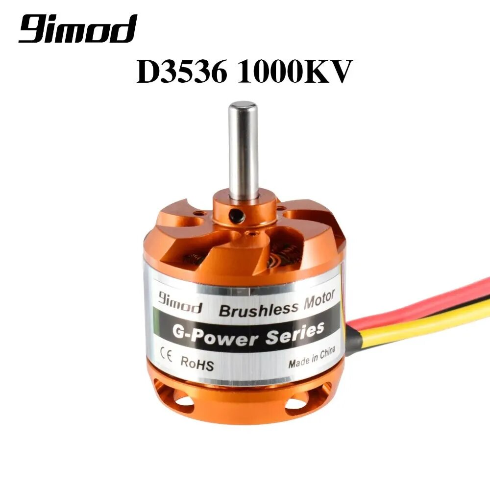 Gimod Brushless Motor D3536 1000KV G-Power Series для р/у моделей