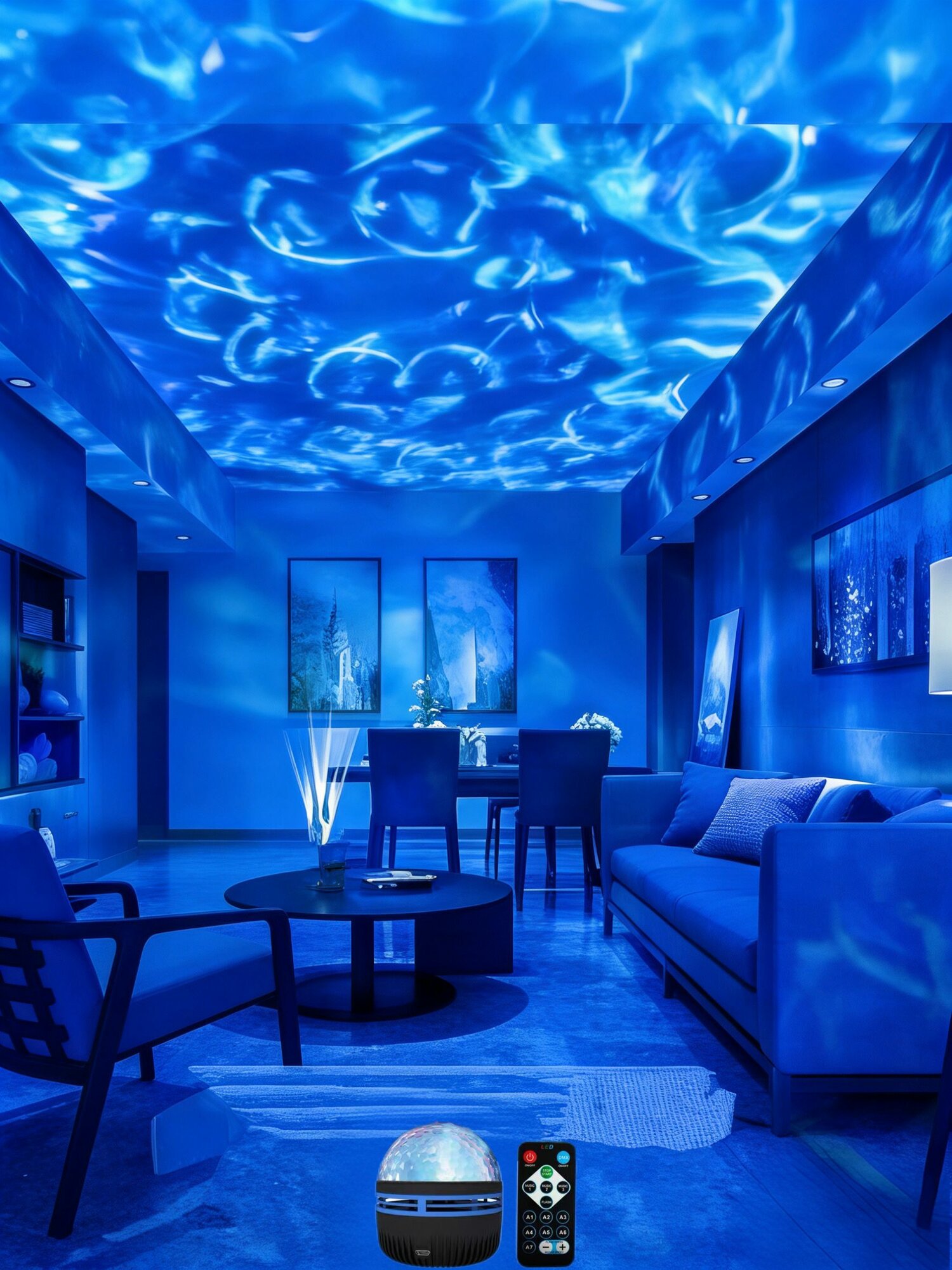 Проектор звездного неба, ночник звездное небо, Лазерный проектори , USB_лампа закат