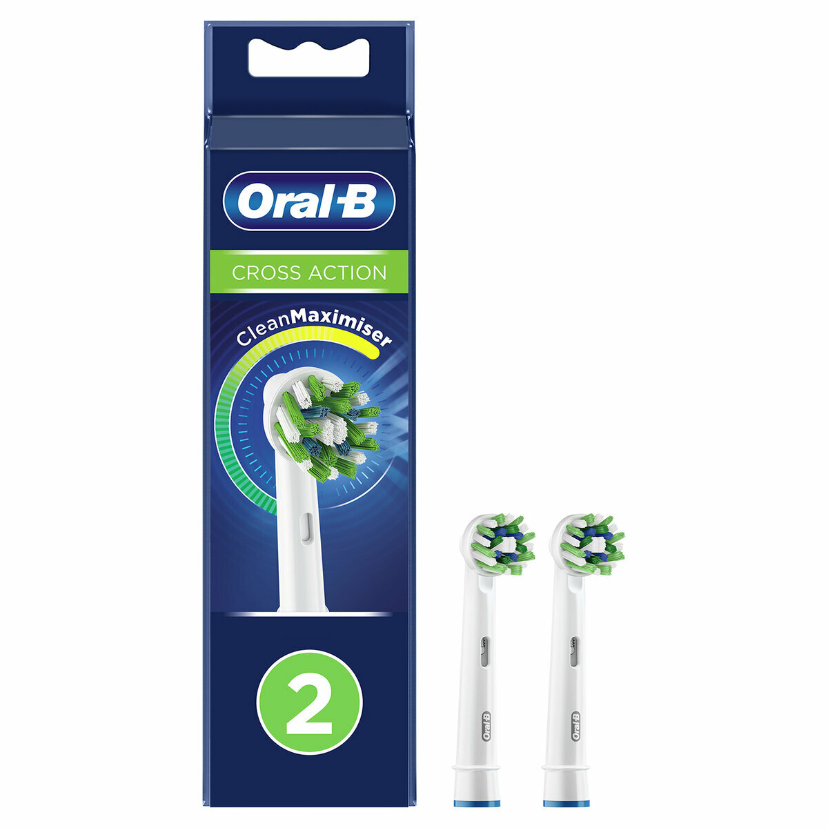 Насадки для электрической зубной щетки Oral-B Cross Action EB5, 2шт. (80347918), 12 уп.