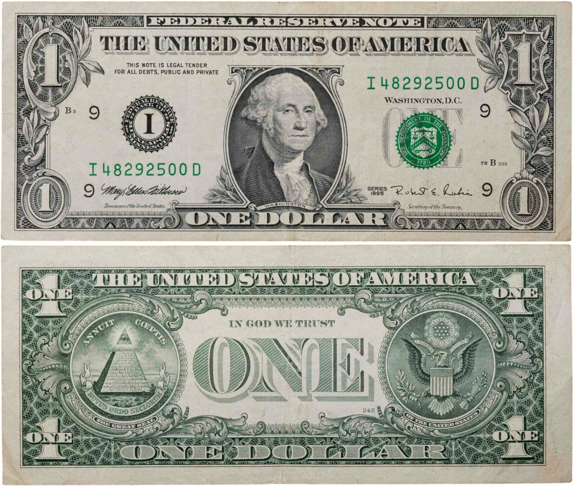 США 1 доллар 1995 I-Миннеаполис