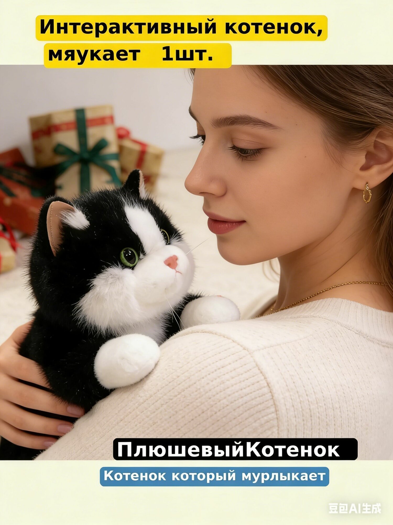 Мягкая игрушка 40cm кремовый