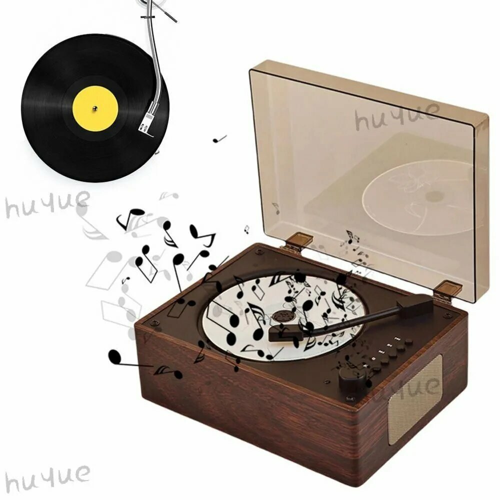 Портативный проигрыватель компакт-дисков, перезаряжаемый Bluetooth-совместимый музыкальный проигрыватель 5.0 с пультом дистанционного управления