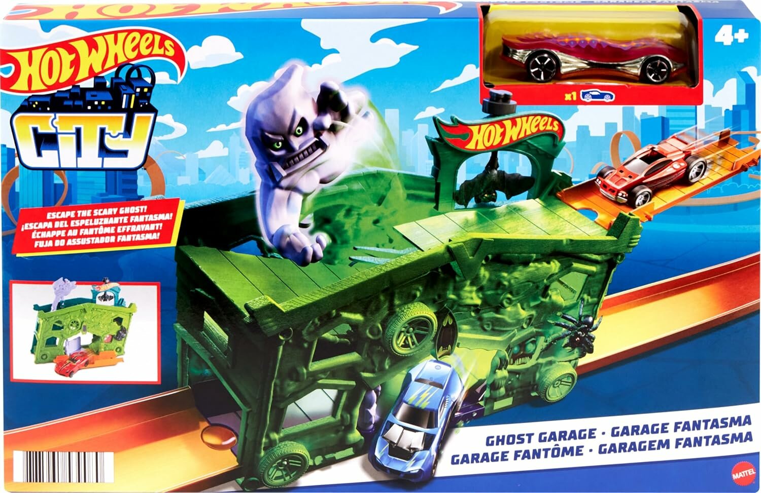 Игровой набор Трек Hot Wheels «Гараж призраков» FJN34_FJN38, от 3х лет