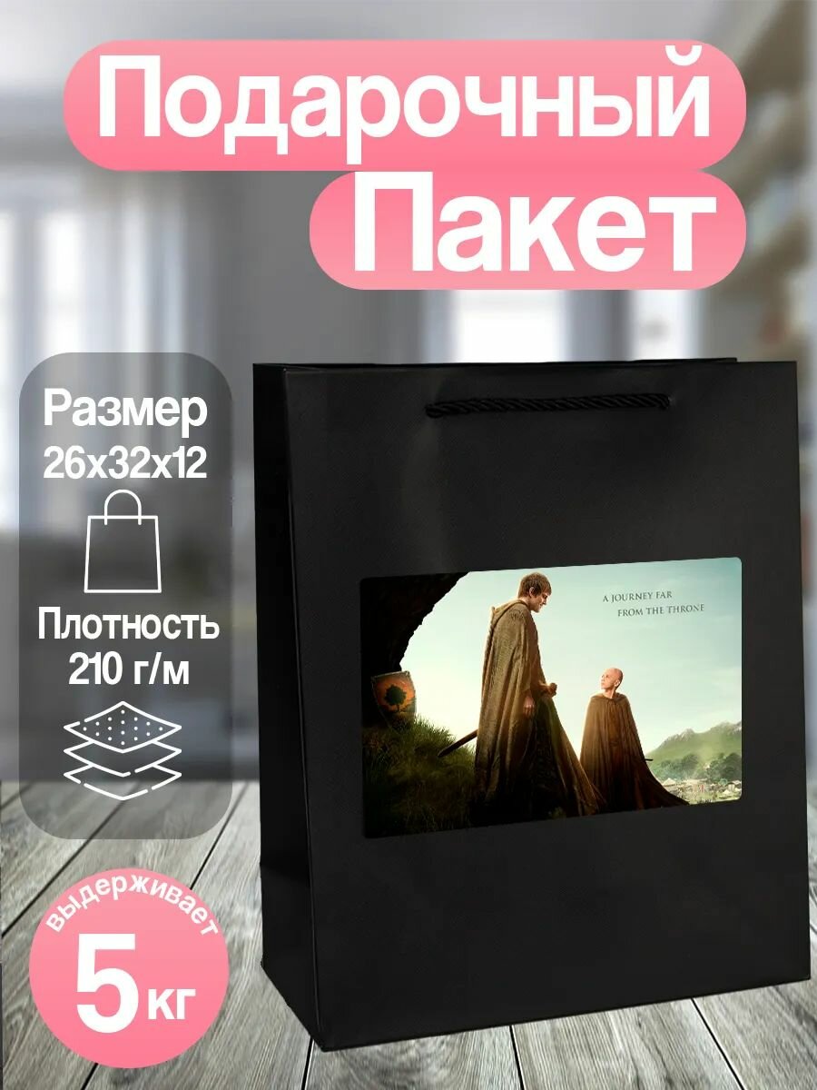 Пакет подарочный Рыцарь семи королевств, упаковка для подарка, 26х31 см