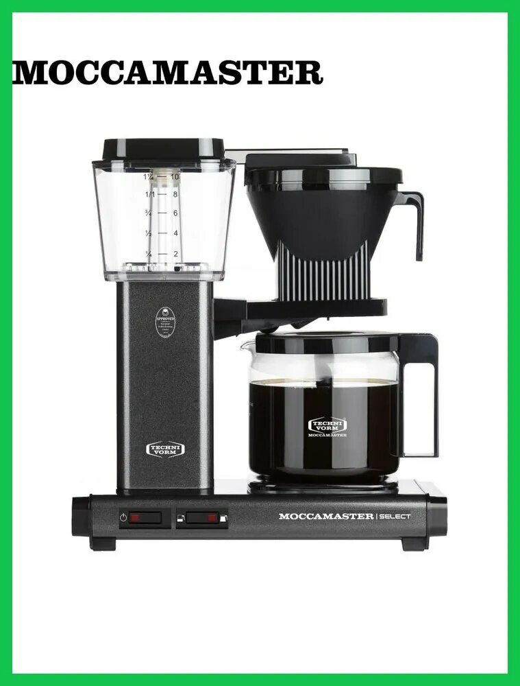 Moccamaster Кофеварка капельная KBG 741 Select, темно-серый