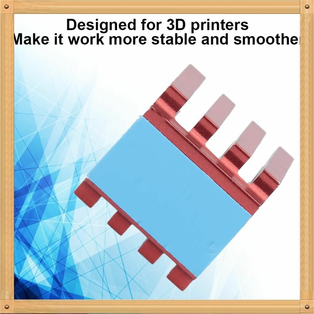 10 шт. радиаторов для драйвера шагового двигателя, стабильная работа, для аксессуаров 3D-принтера