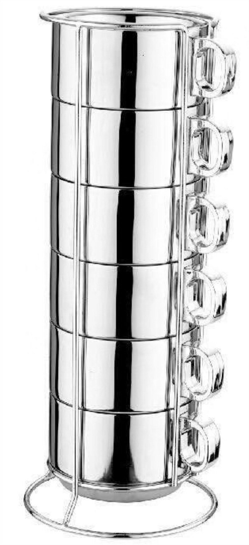 Набор чашек из нержавеющей стали 201/304, двухслойная детская кружка с ручкой, чашка для чая, кофейная чашка, кружка.