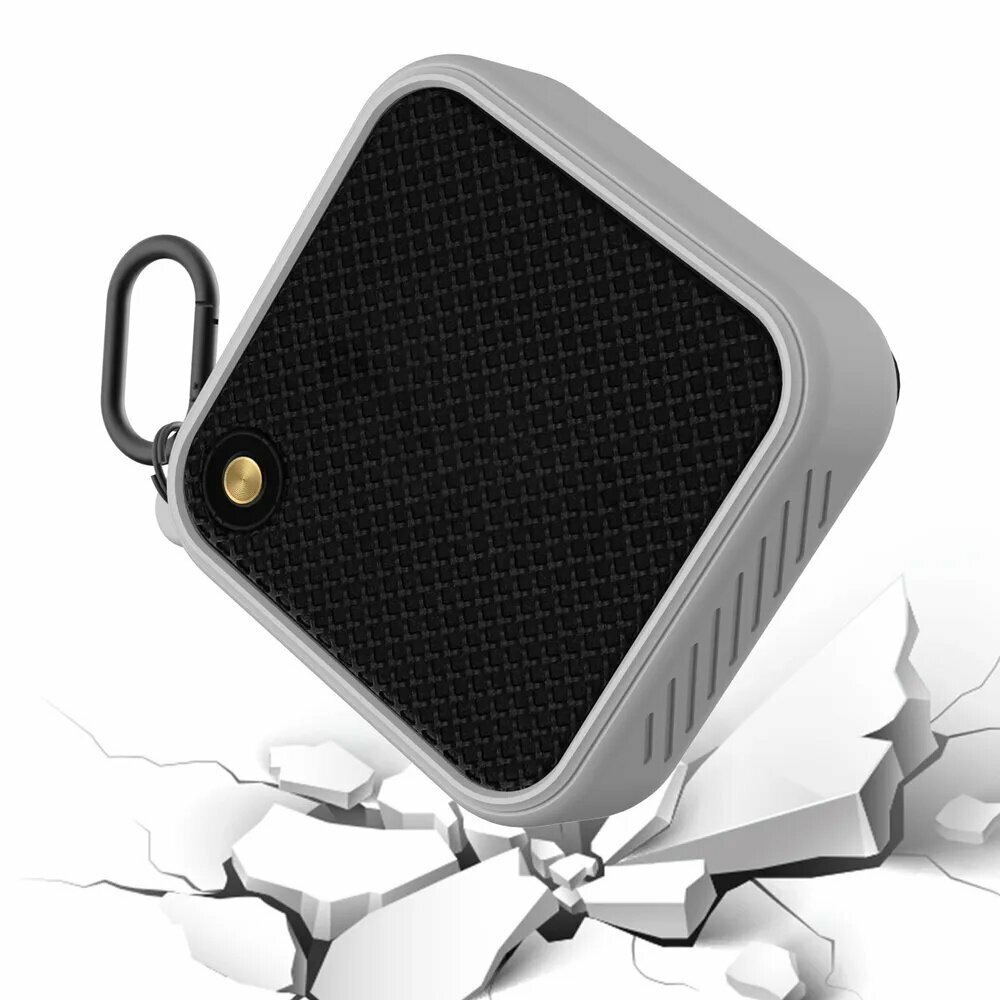 Чехол для Bluetooth-колонки Marshall WILLEN, силиконовый, защитный, серебристо-серый