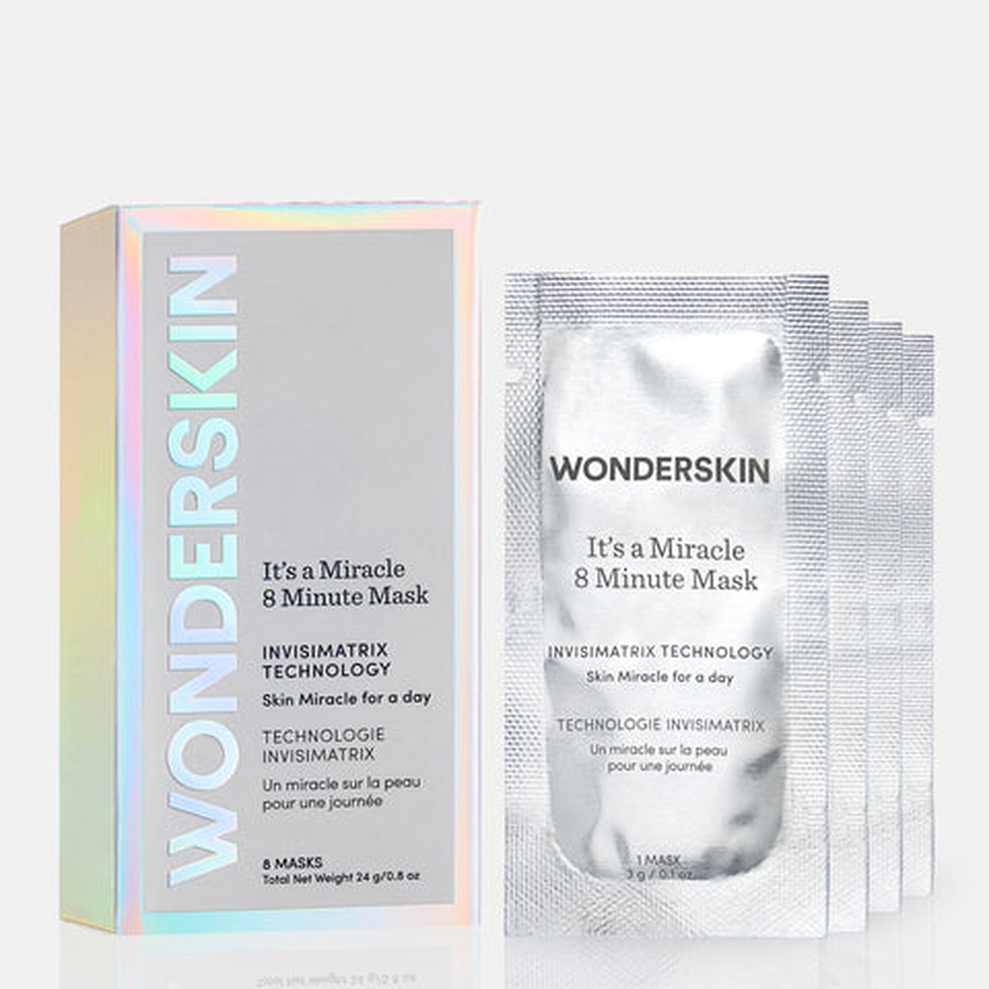 WONDERSKIN Набор масок для лица It's a Miracle 8 Minute Mask 8 х 3г