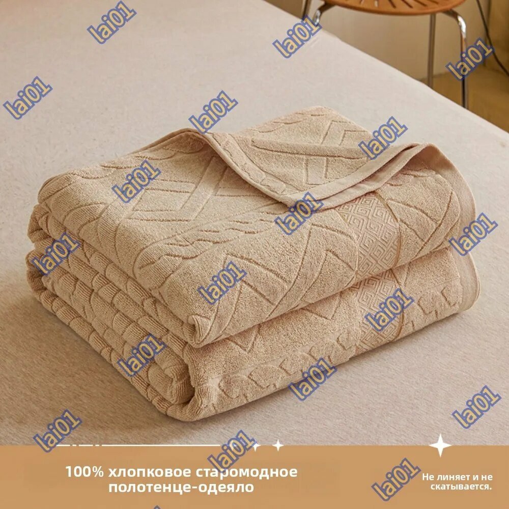 Простыня стандартная, Махровая ткань, 180x220 см