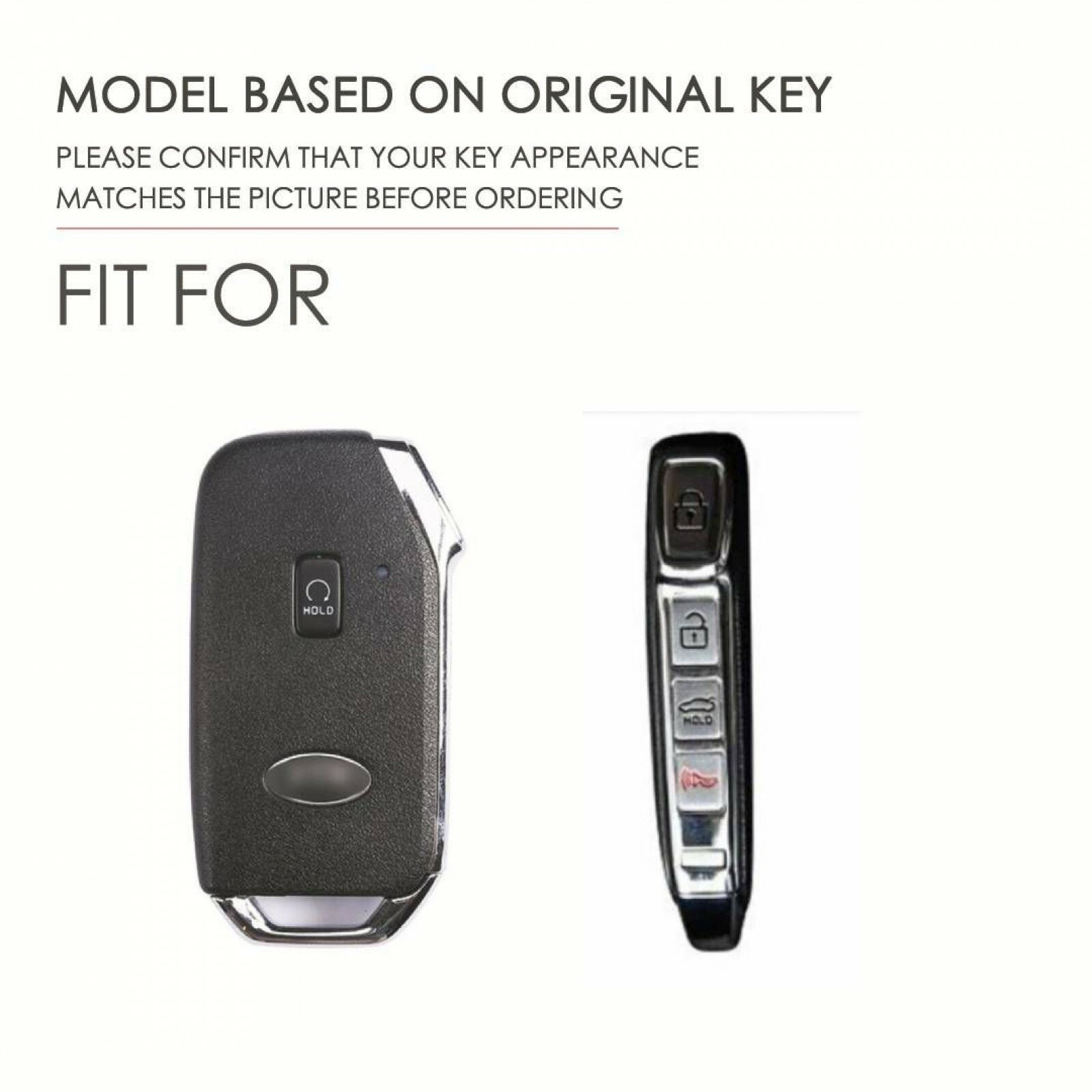 Чехол для автомобильного ключа MyPads из натуральной кожи для Kia Telluride, Sportage R, K5 GT, Seltos