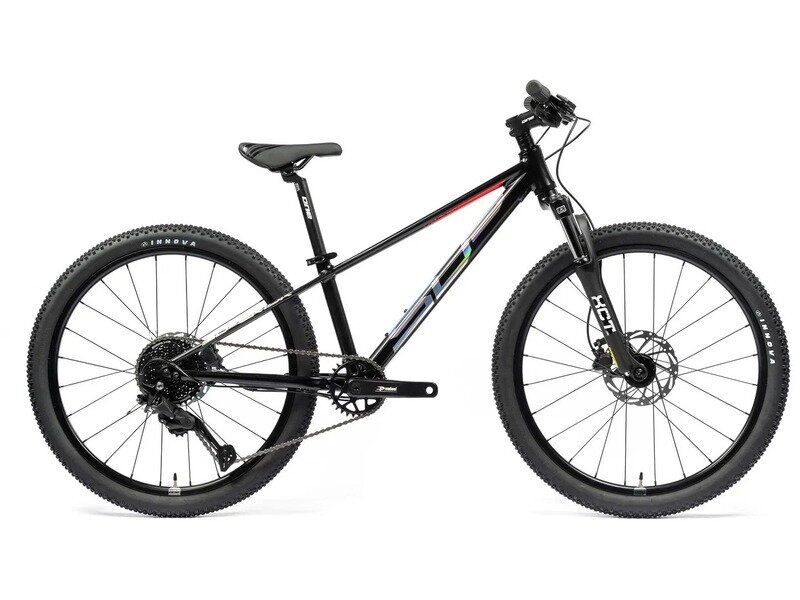 Велосипед SUPERIOR Team 24 2025 (требует финальной сборки), Цвет Matte Black-Hologram Chrome-Team Red
