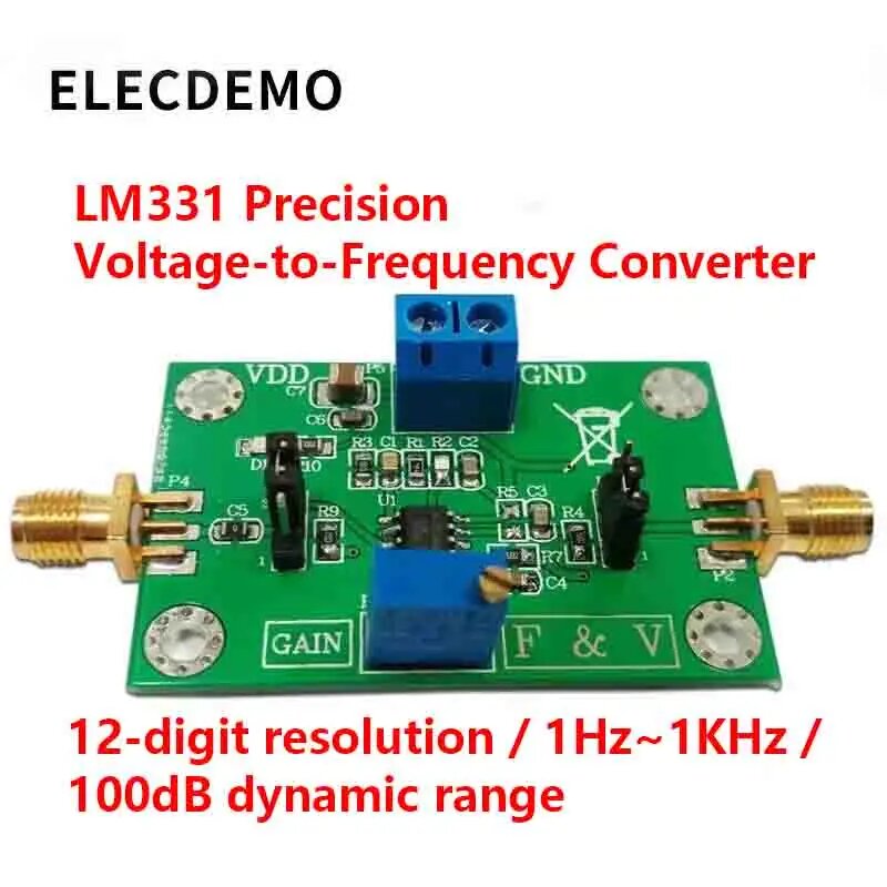 ElecDemo LM331 Преобразователь Voltage to Frequency