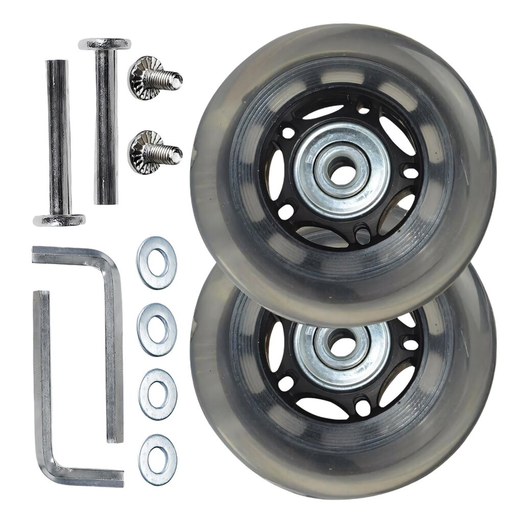 Колеса для чемодана Чехол для тележки Износостойкое колесо для роликовых коньков И офисных стульев Плавное скольжение