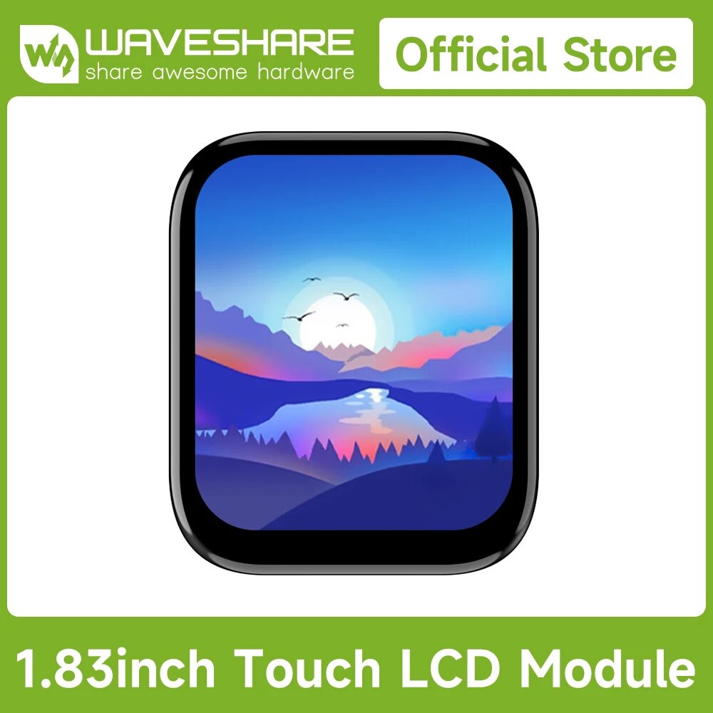 Waveshare модуль сенсорного ЖК-дисплея 1.83 дюйма 240x284 IPS