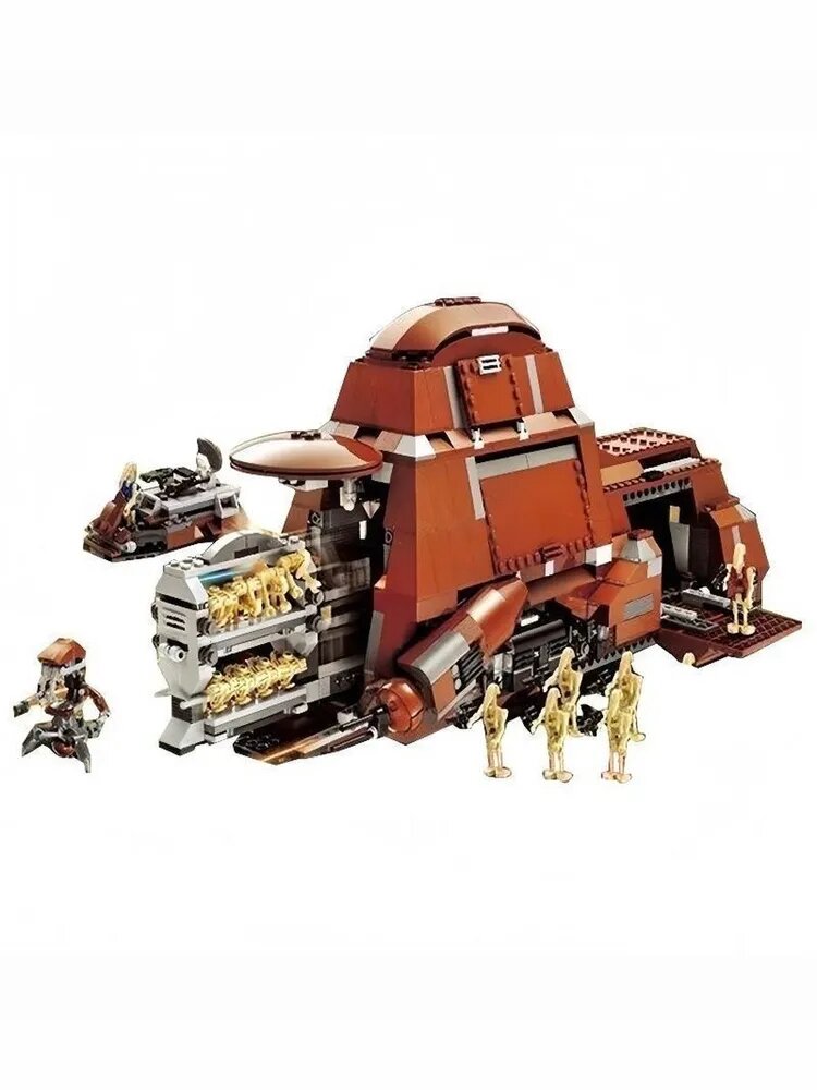 Конструктор Звездные войны Перевозчик боевых дроидов / Star Wars Battle Trade Federation Droid Ship совместим с конструкторами лего (6-20см, 1336 деталей) TM3031