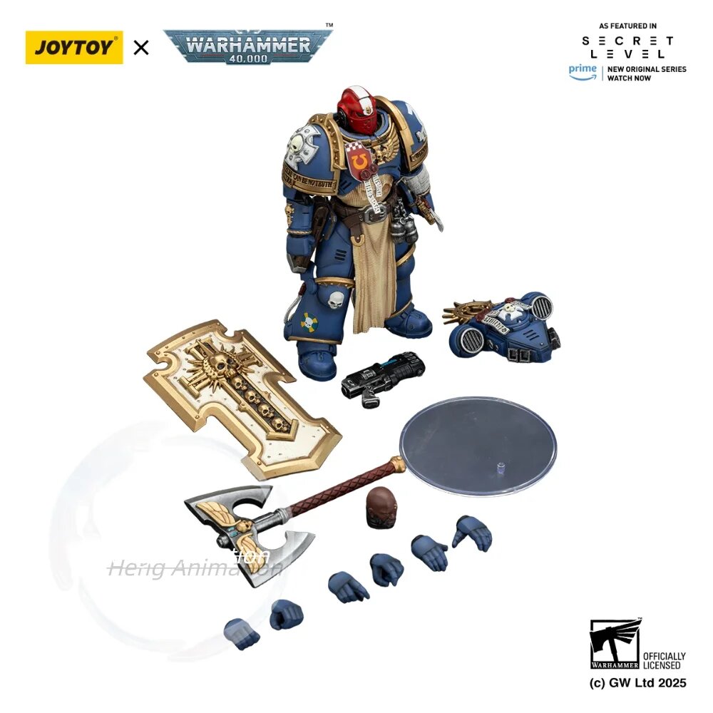 JOYTOY Warhammer 40k 1/18 Фигурка Ультрамарин Метаур белый