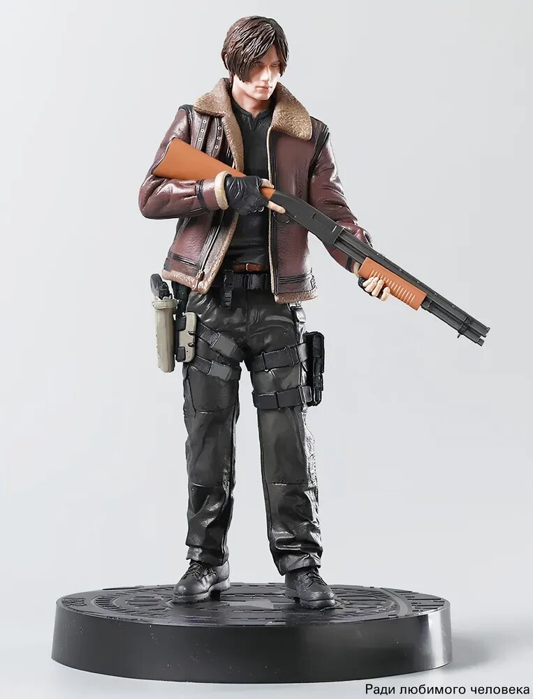Фигурка Leon S. Kennedy из Resident Evil, коллекционная модель, ПВХ, высота 30 см, для мальчиков — фото 1