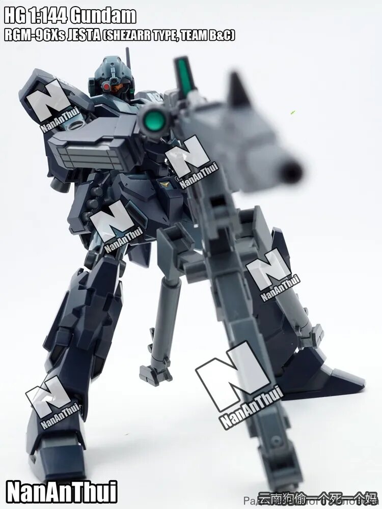 Сборная Игрушечная фигурка модель HG 1:144 Gundam RGM-96Xs JESTA (SHEZARR TYPE, TEAM B&C, Высококачественная модель