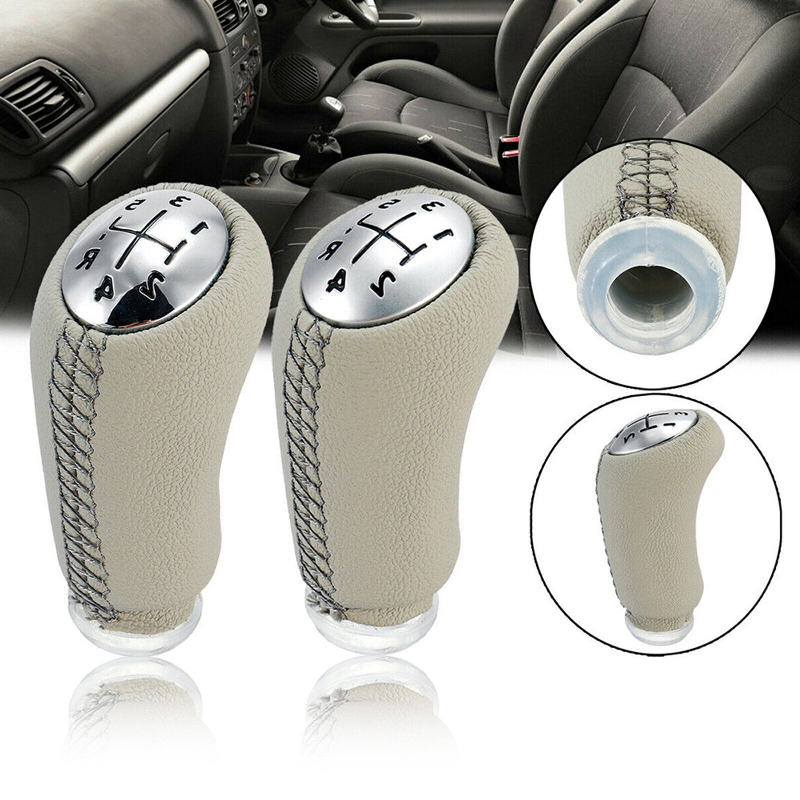 Ручка КПП 5 ступеней для Renault Laguna/Clio 3/Megane (Глянцевый)