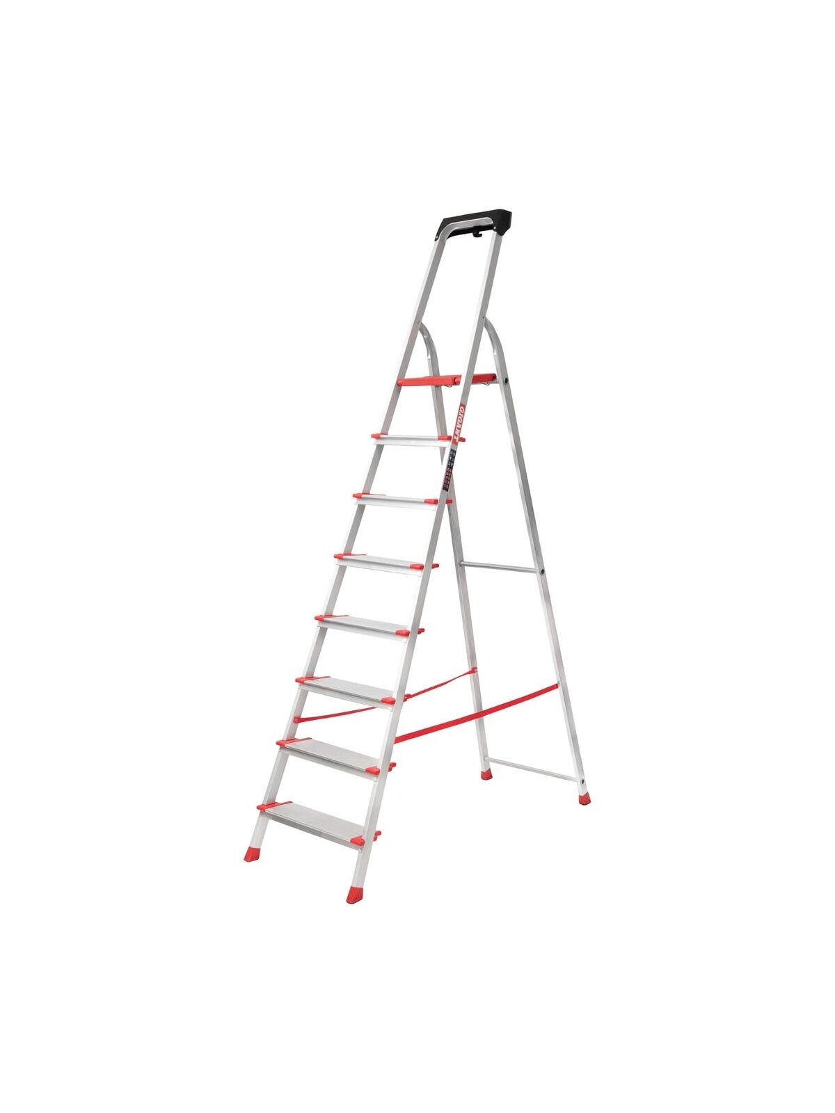 Стремянка Gigant анодированные боковины, 8 ступеней, PROFI AAA-06