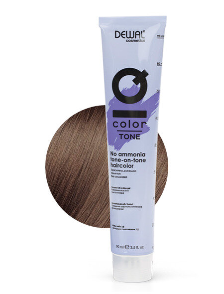 Краска для волос тонирующая 6 (темный блондин) Dewal Cosmetics IQ COLOR TONE, 90 мл