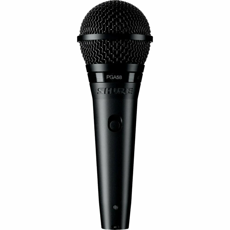 Микрофон Shure PGA58-XLR-E, кардиоидный вокальн c выкл, с кабелем XLR-XLR, 2254699