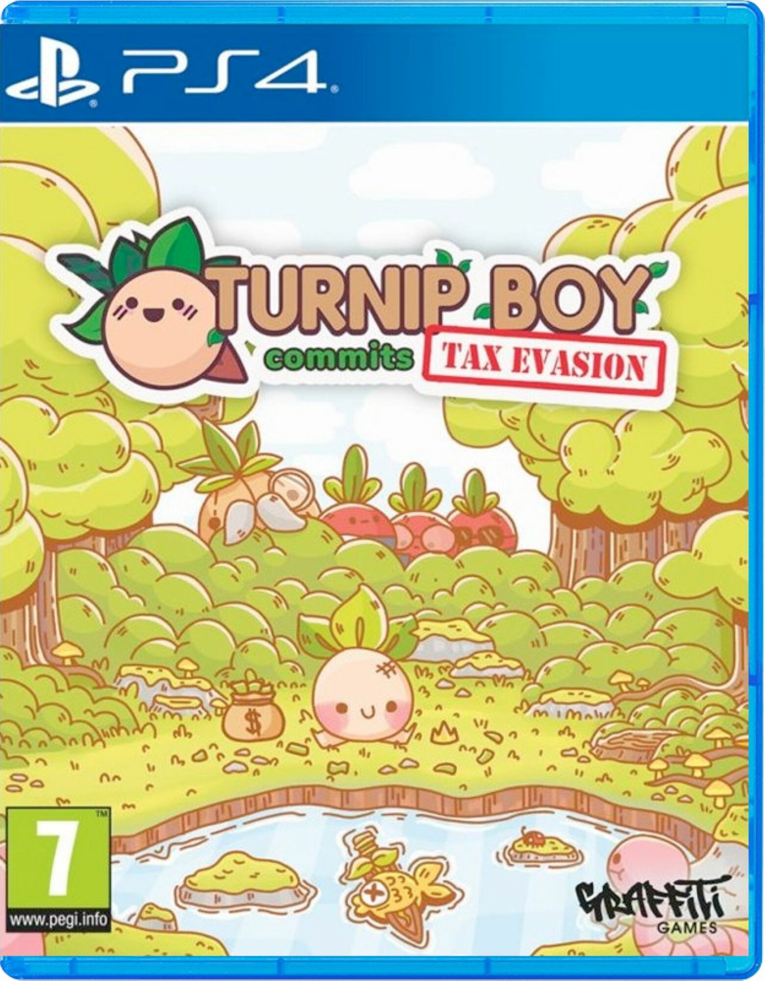 Turnip Boy Commits Tax Evasion (русские субтитры) (Игра на диске) (PS4)