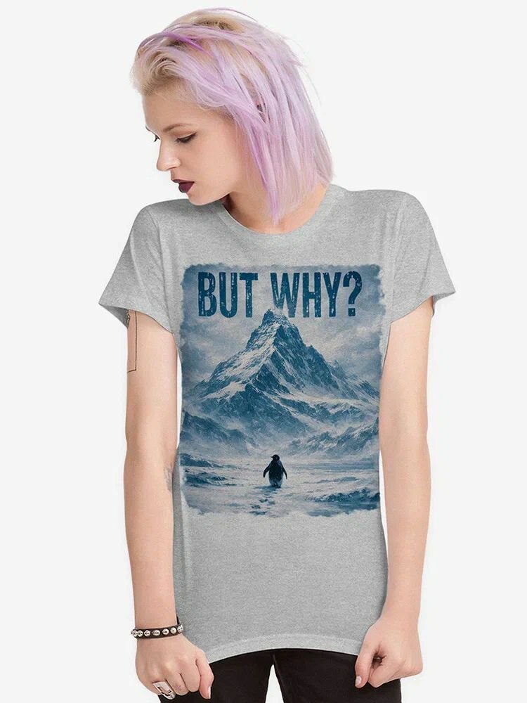 Футболка Одинокий Пингвин / But Why / Женская