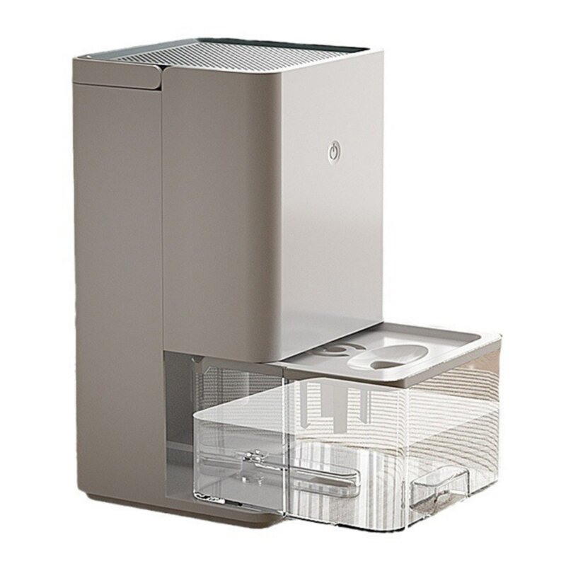 Портативный Осушитель Воздуха 220V Для Контроля Влажности В Подвале Домашней Спальни Тихий Осушитель Воздуха с Расслабляющим 7-Цветным Светом