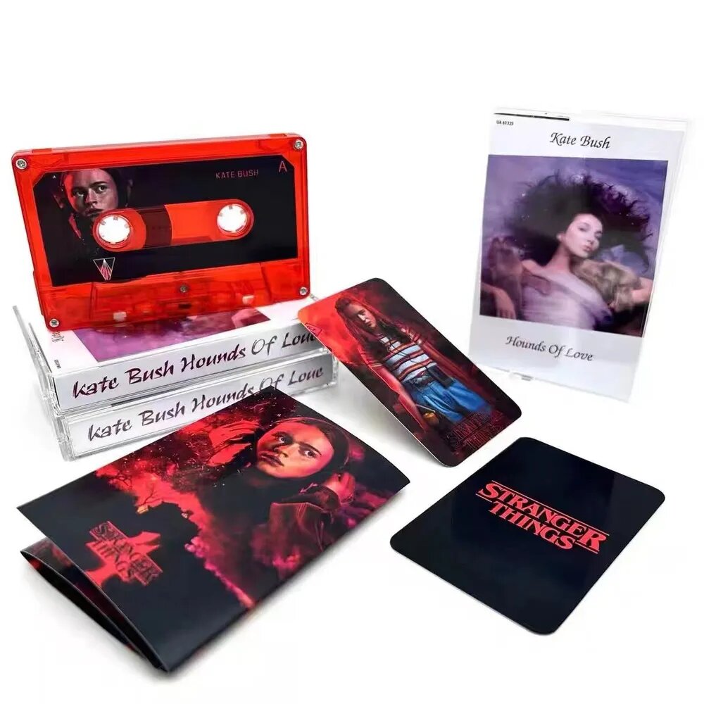 Аудиокассета Stranger Things x Kate Bush Hounds of Love, 60 мин, коллекционный комплект — фото 1