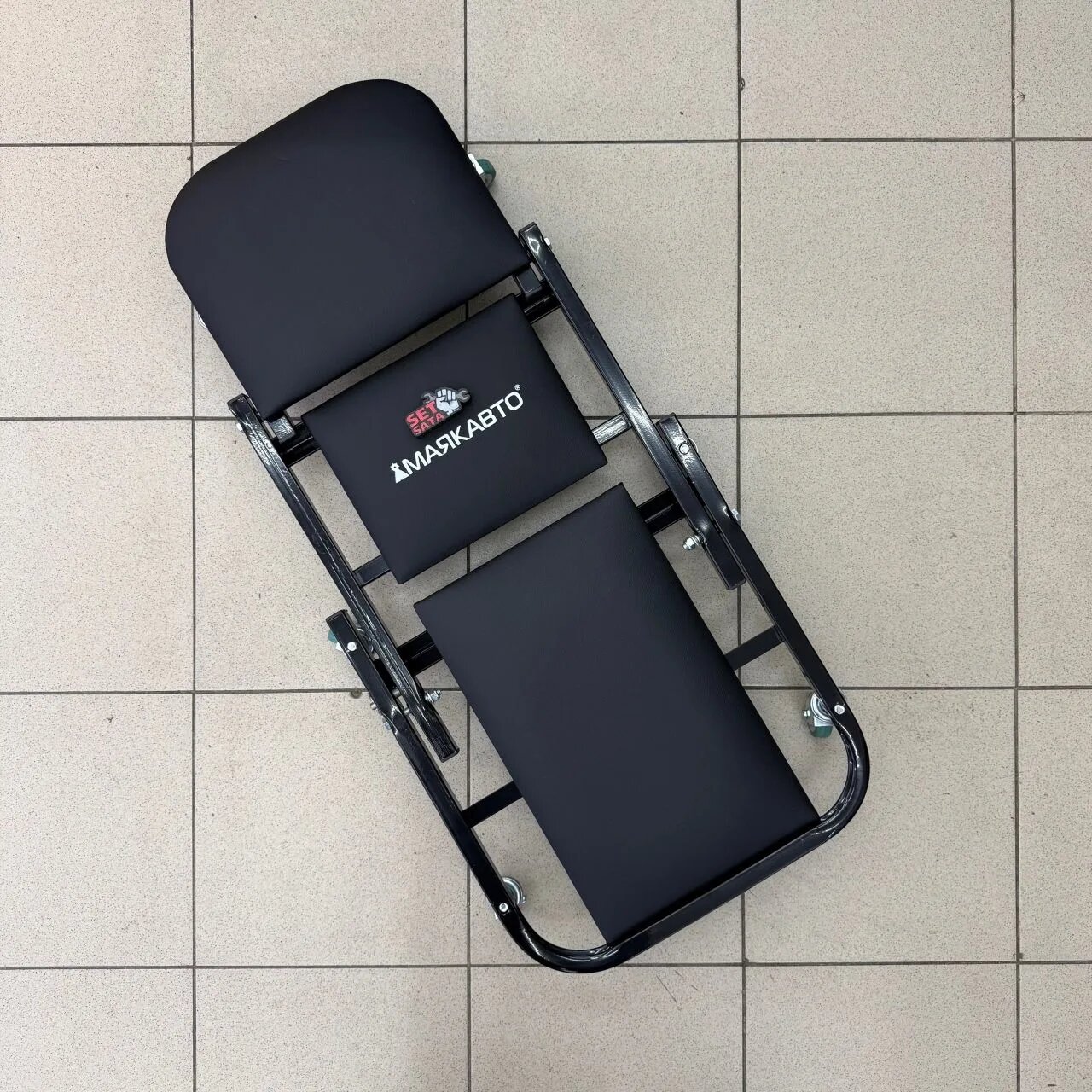 Лежак Маякавто подкатной трансформер 36" на стальной раме, 36021ма