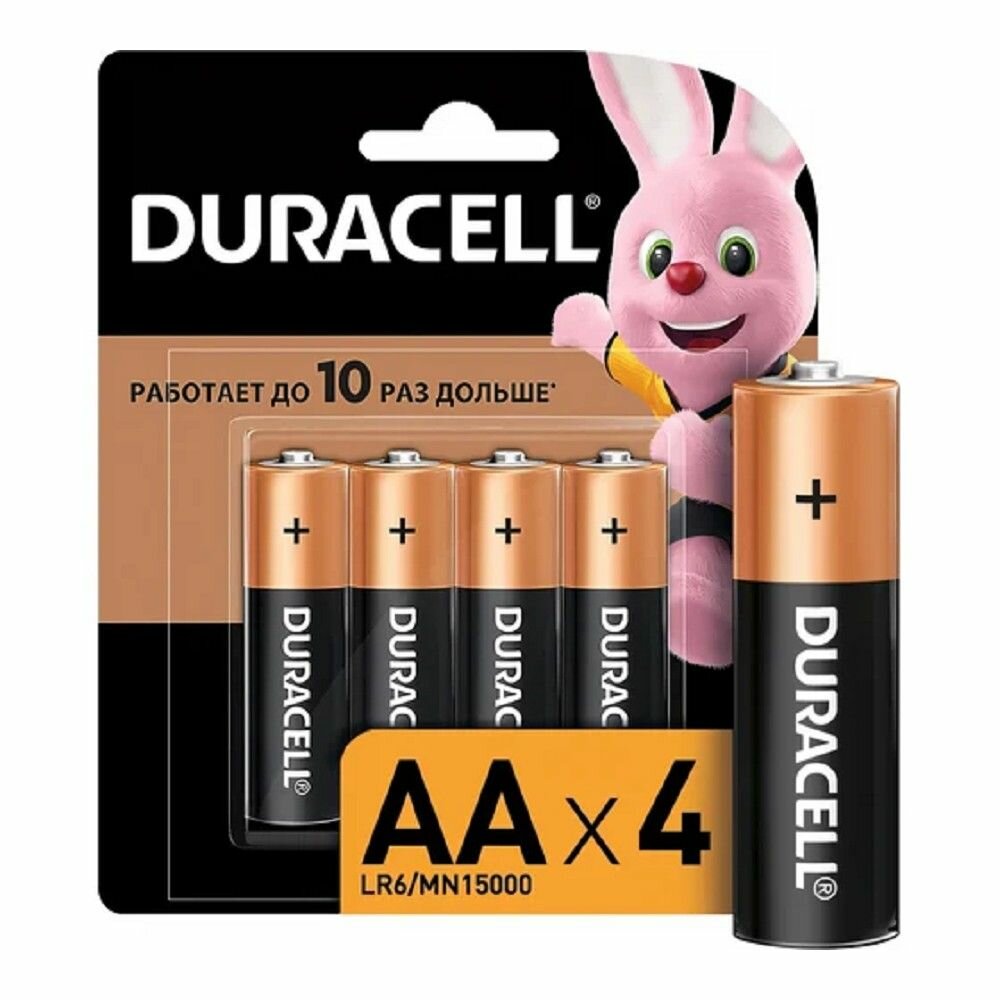 Duracell Батарейки LR6 - 4BL BASIC CN 48 192 18816 4 шт в уп - ке