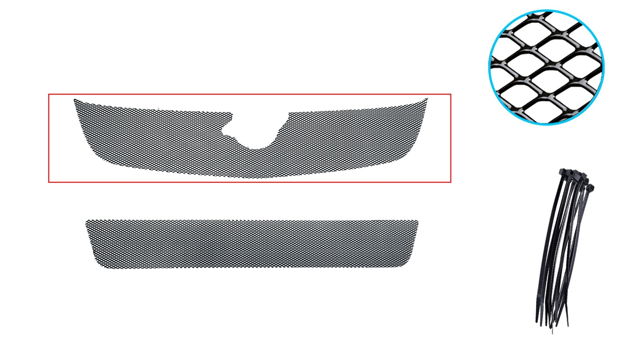 Защитная сетка радиатора Стрелка11 для RAVON R4 2016- (I), верх, 1шт