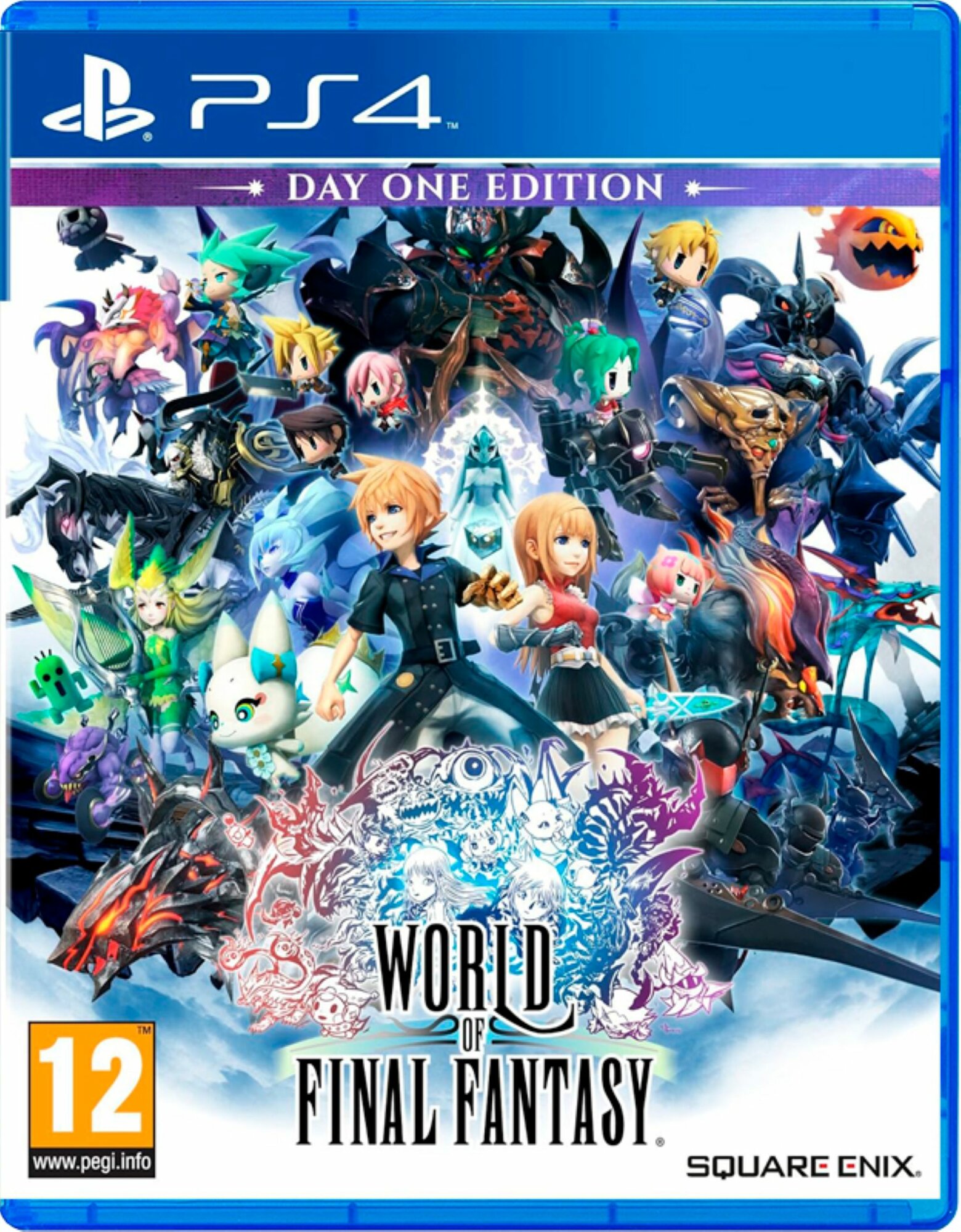 World of Final Fantasy (Игра на диске) (английская версия) (PS4)