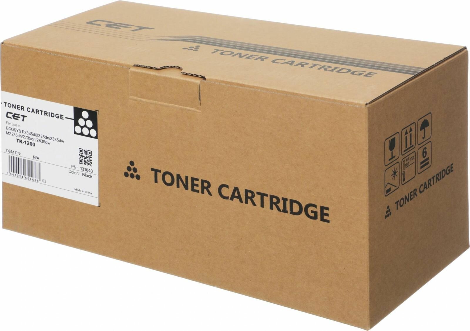 Картридж лазерный Cet TK-1200 черный, 3000 страниц, для Kyocera Ecosys P2335d 2335dn M2235dn M2735dn M2835dw (CET131040)