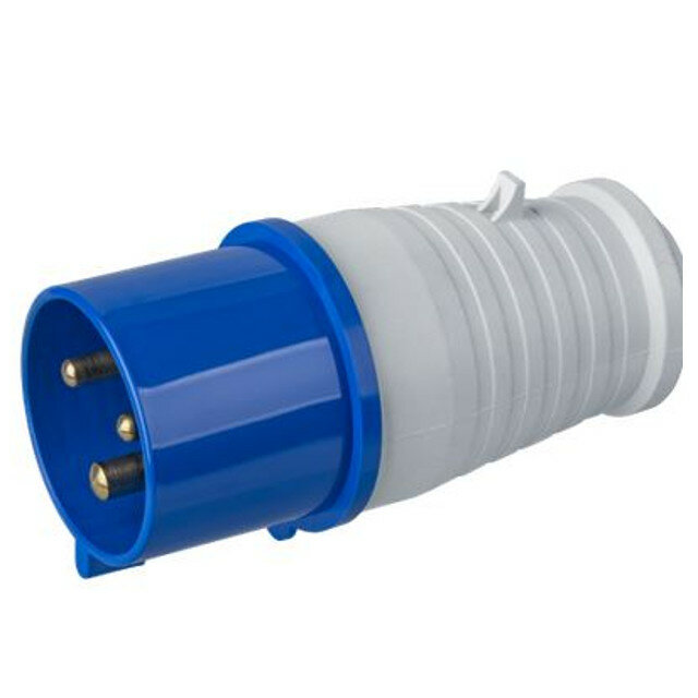 Вилка силовая кабельная NAVIGATOR переносная 32А 220В 2P+PE IP44 синий