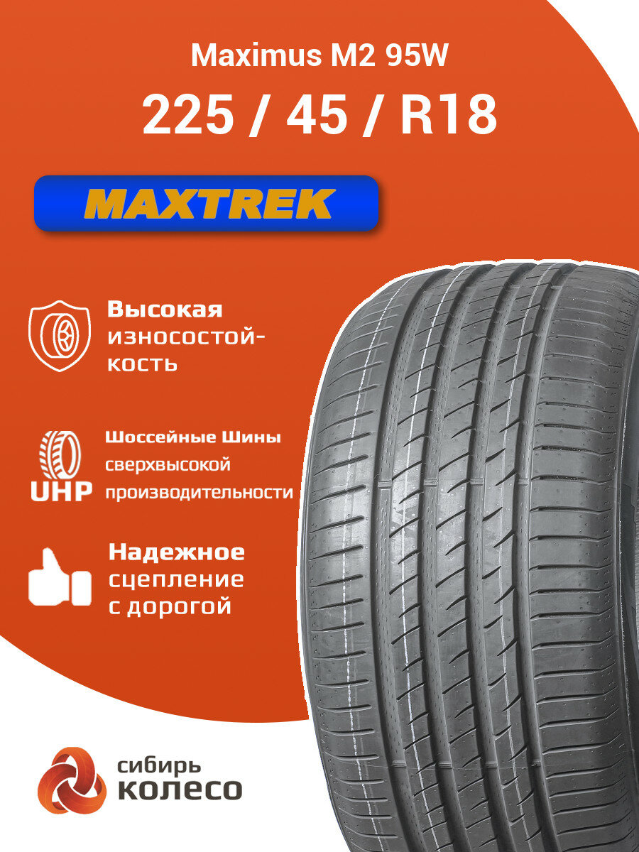 225/45R18 Maxtrek Maximus M2 95W