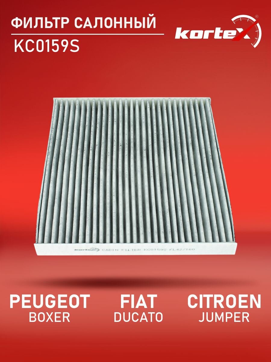 Фильтр салонный для PEUGEOT BOXER / FIAT DUCATO / CITROEN JUMPER 06- (угольный)