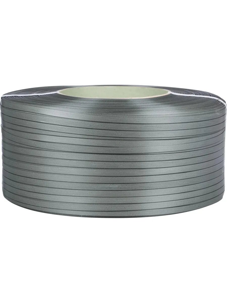Полипропиленовая стреппинг-лента 12 мм серого цвета