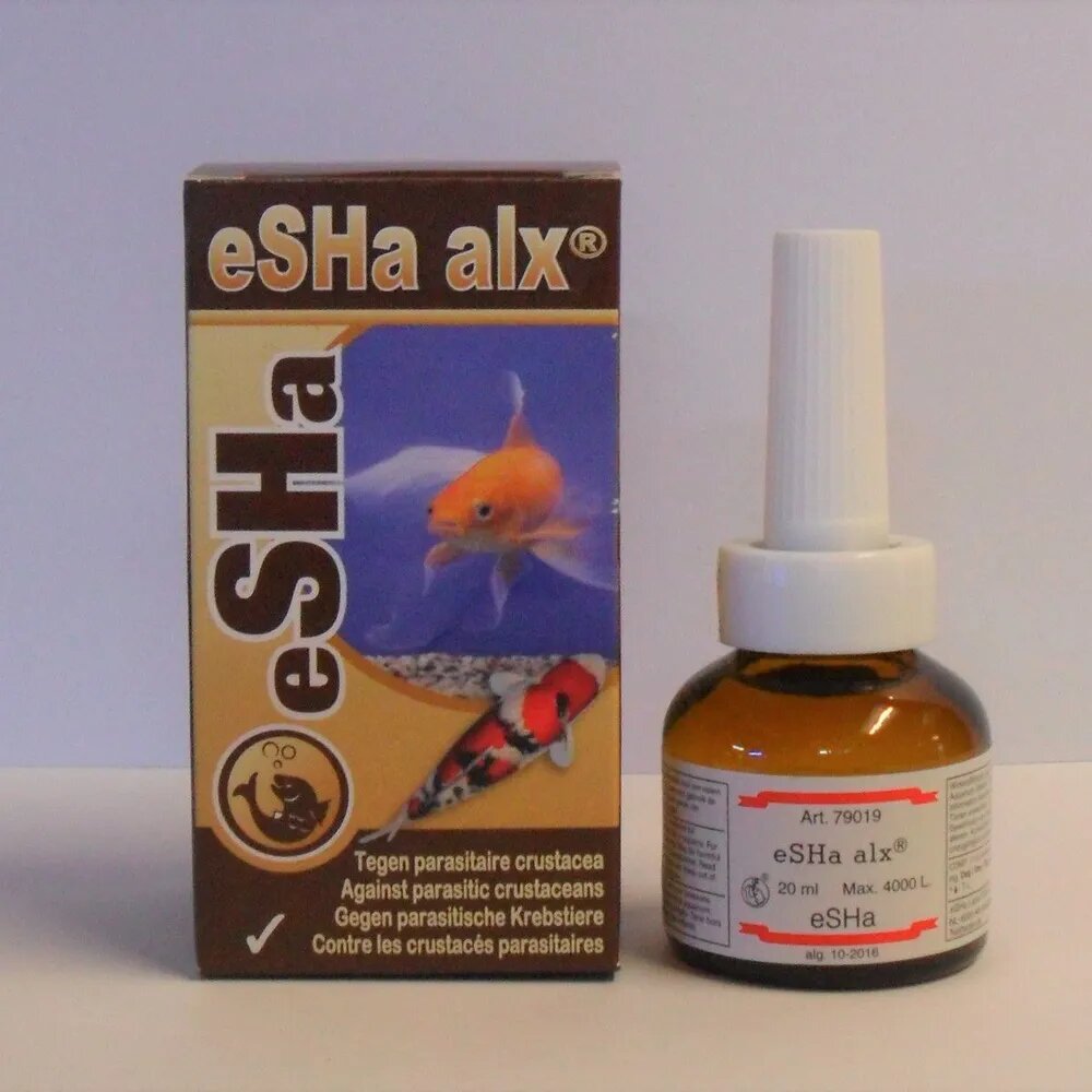 ESHa alx Средство для воды в аквариуме 20 мл - для борьбы с паразитами